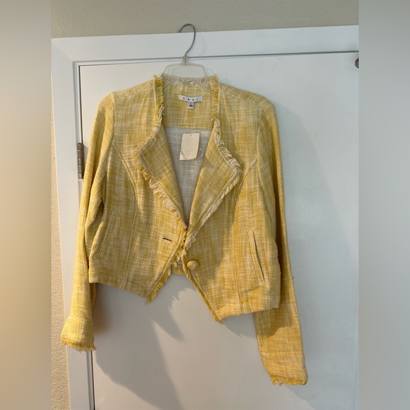 CAbi | Jackets & Coats | Cabi Yellow Blazer Reminds Me Of Something ...